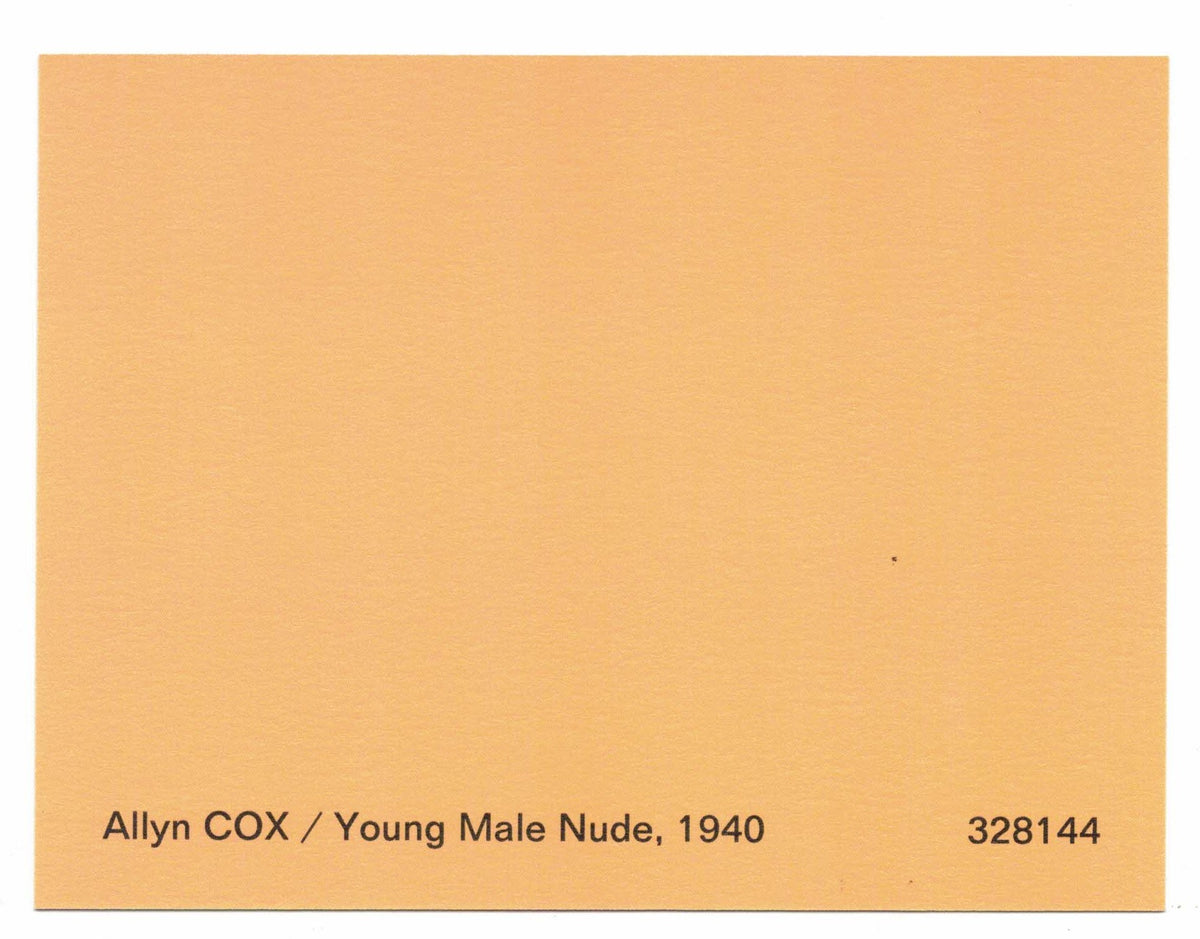 Postcard Cox Allyn Young Male Nude 1940 Zeus Gay Boutik