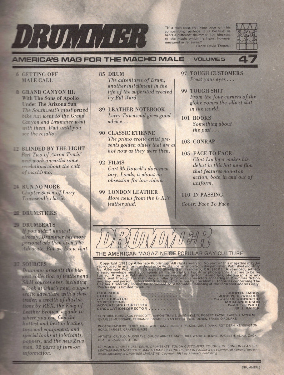 Drummer / 1981 / No.47 / Bill Ward / Clint Lockner / Larry Townsend ...