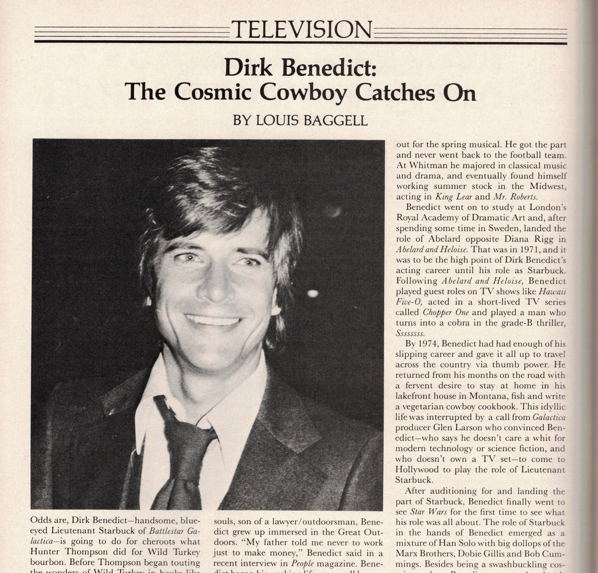 PLAYGIRL / 1979 / April / Jane Fonda / Michael Douglas / Dirk Benedict ...