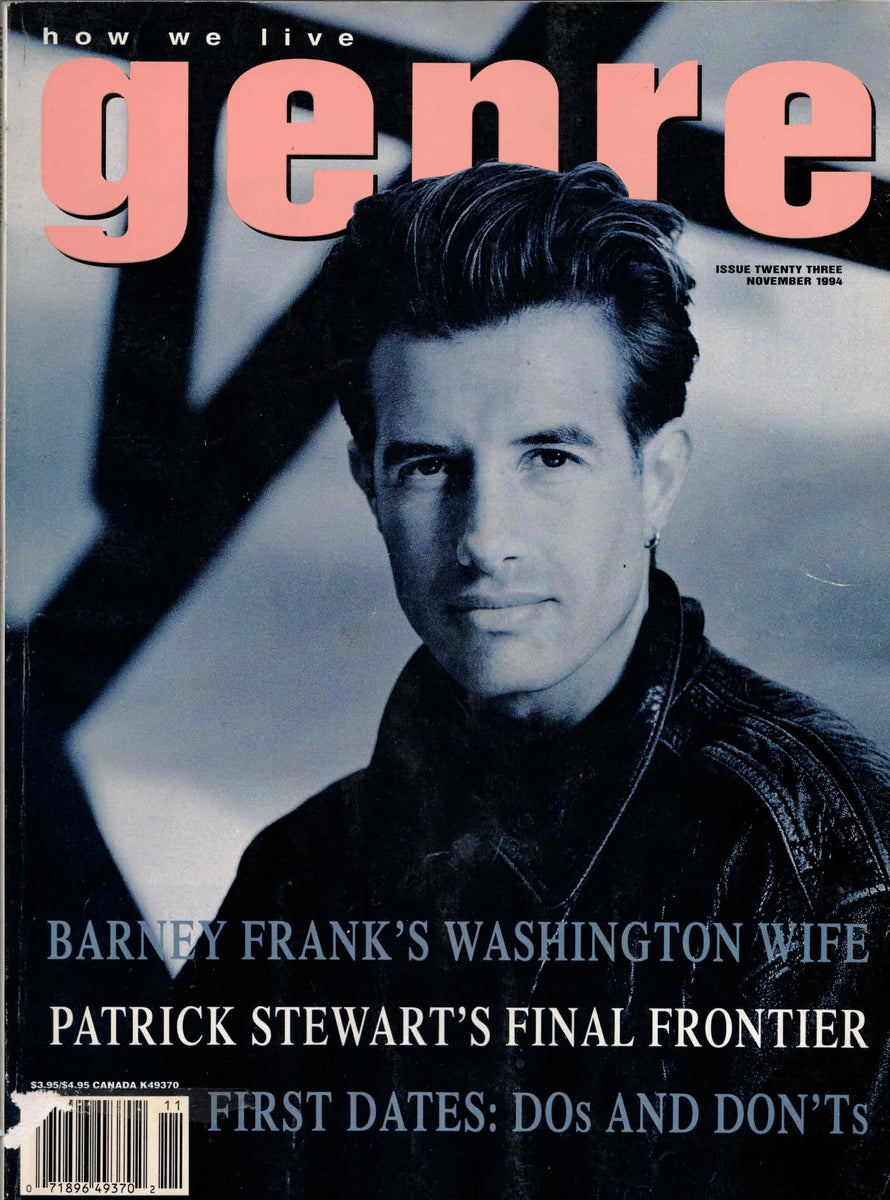 GENRE Magazine / 1994 / November / Barney Frank / Patrick Stewart ...