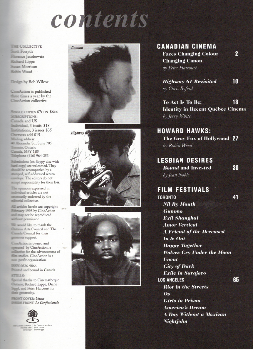CineAction / 1998 / February / Gay + Lesbian Cinema – Zeus Gay Boutik
