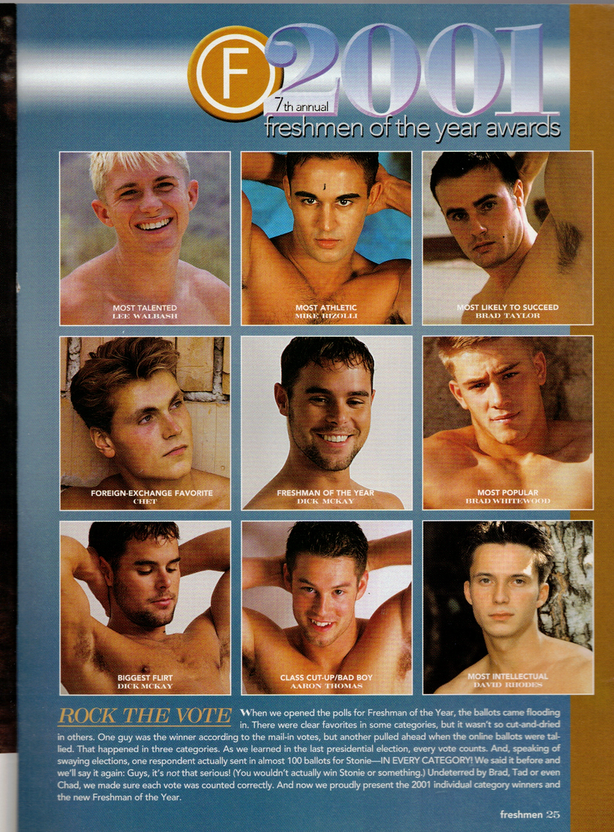 FRESHMEN / 2001 / July / Dick McKay / Jessie Martin / Brad Taylor / Aa ...