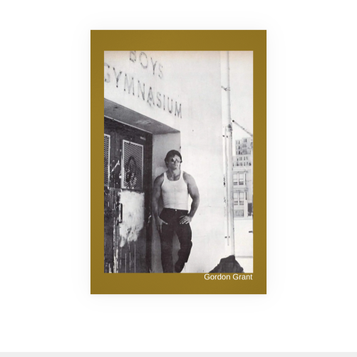 POSTCARD / Gordon Grant at the Gymnasium, 1976 – Zeus Gay Boutik