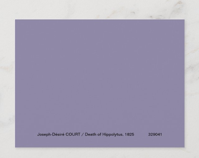 POSTCARD / COURT, Joseph-Désiré / Death of Hippolytus, 1825 – Zeus Gay ...