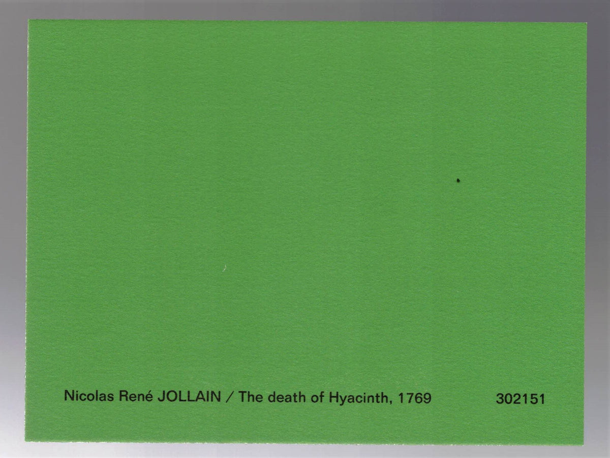 POSTCARD / JOLLAIN, Nicolas Rene / The death of Hyacinth, 1769 – Zeus ...