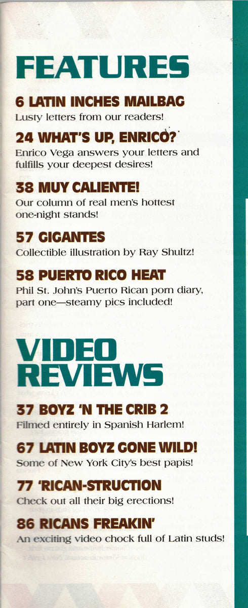 LATIN INCHES / 2004 / January / Caesar Cruz / Anthony Moreno /Peter Co ...