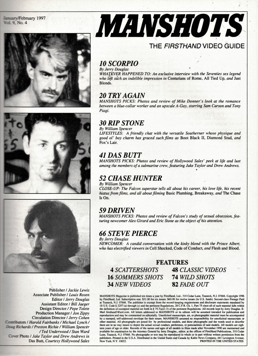 MANSHOTS / 1997 / February / Eric Stone / Richard Locke / Steve Pierce ...