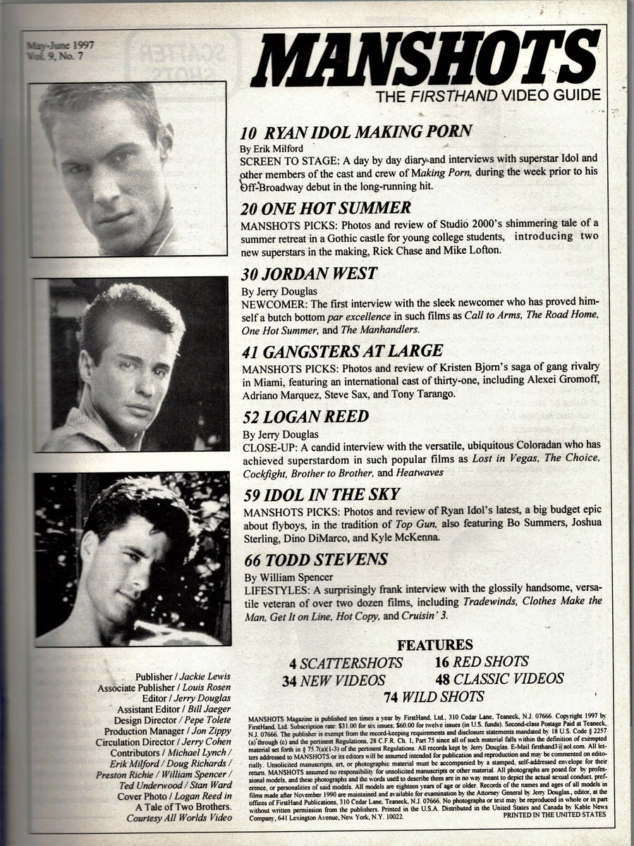 MANSHOTS / 1997 / May-June / Logan Reed / Ryan Idol / Austin Reeves ...