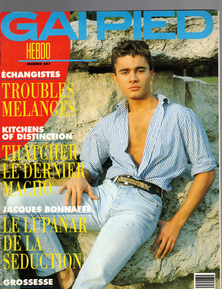 GAI PIED HEBDO FRANCE / 1990 / Février / No. 407 – Zeus Gay Boutik