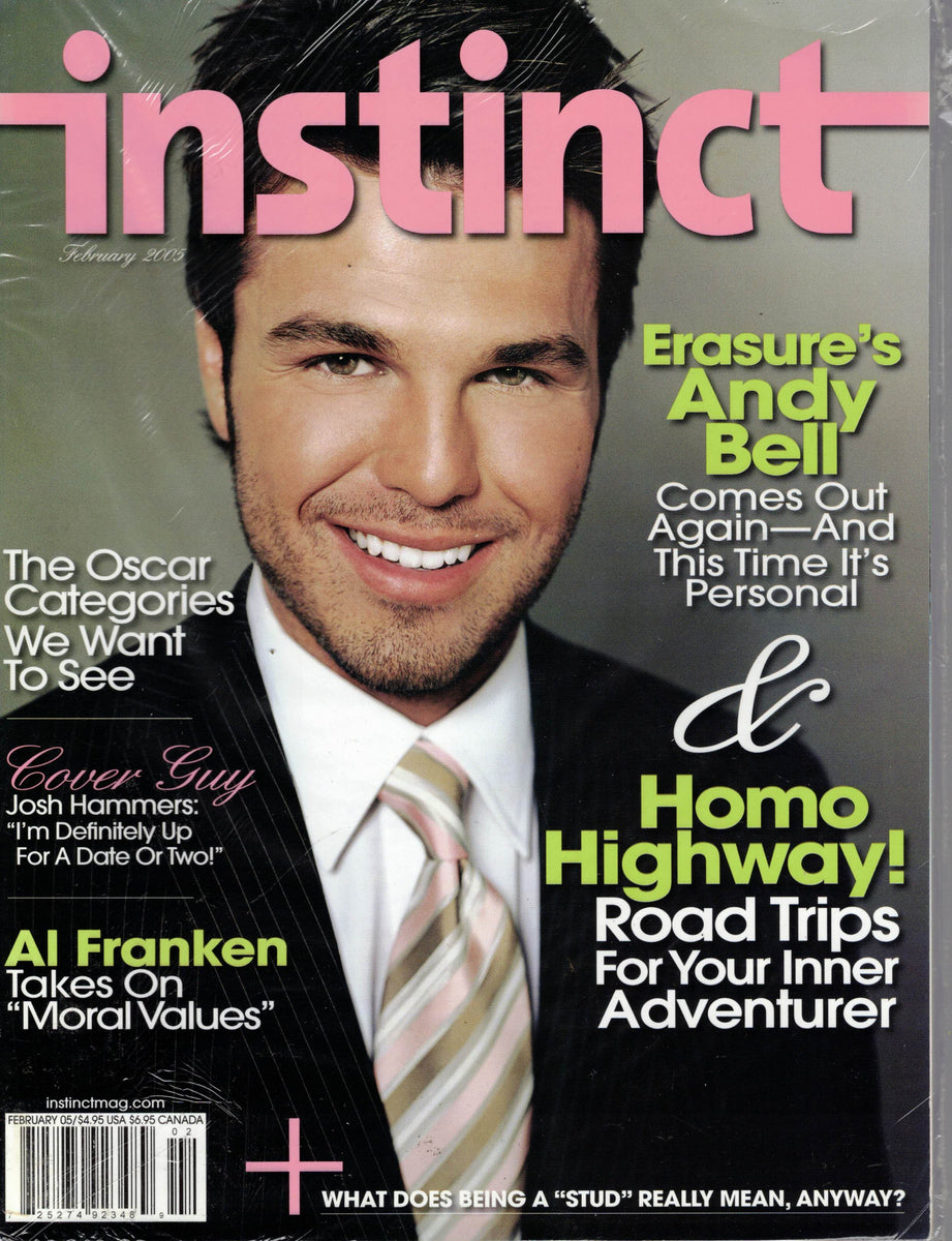 INSTINCT MAGAZINE / 2005 / February / Andy Bell – Zeus Gay Boutik